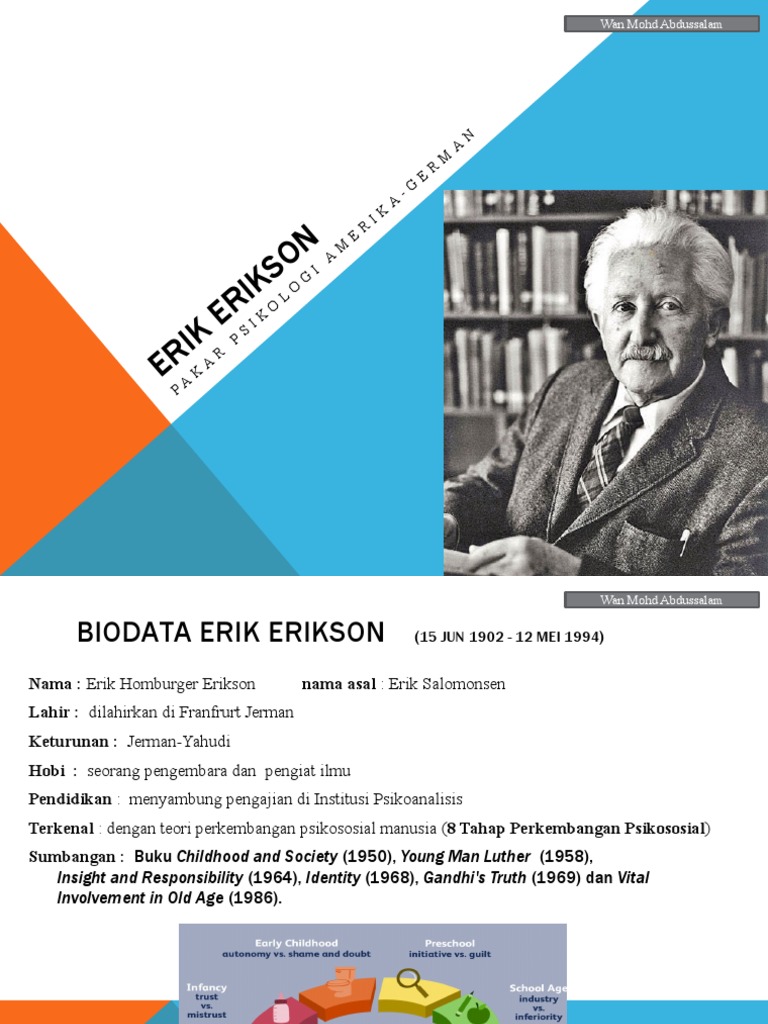 Erik Erikson Tahap 1 Dan 2 | PDF