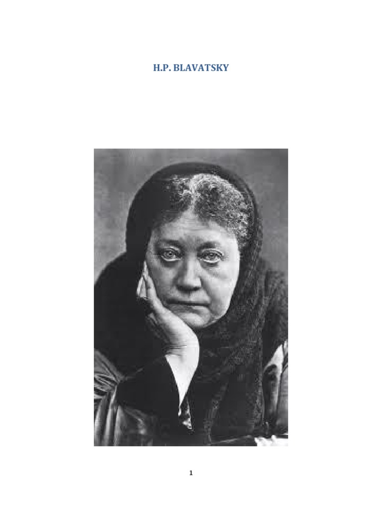 Los objetivos del Movimiento Teosófico según H.P. Blavatsky | PDF | Alma | Ateísmo