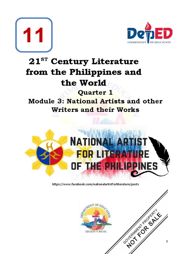 21st Century Literature Module 3 Q1 Pdf Poetry