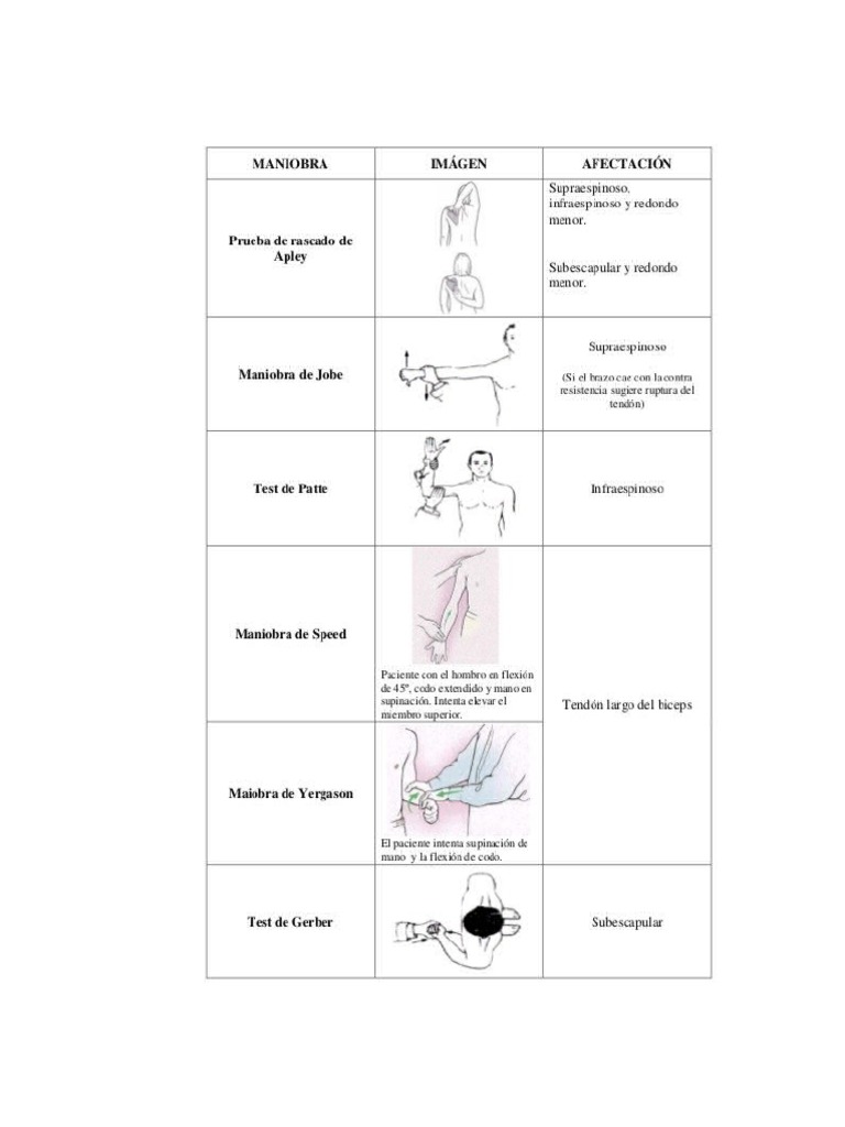 Pruebas Hombro | PDF