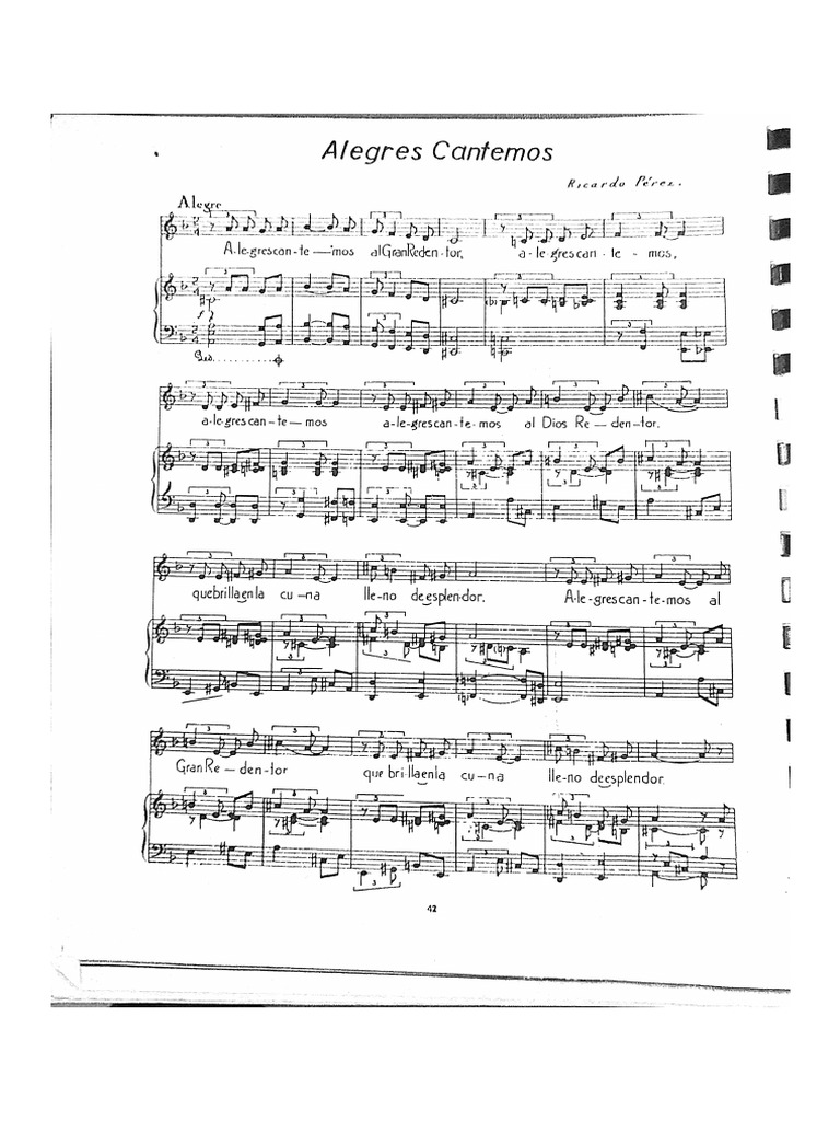 Alegres Cantemos | PDF