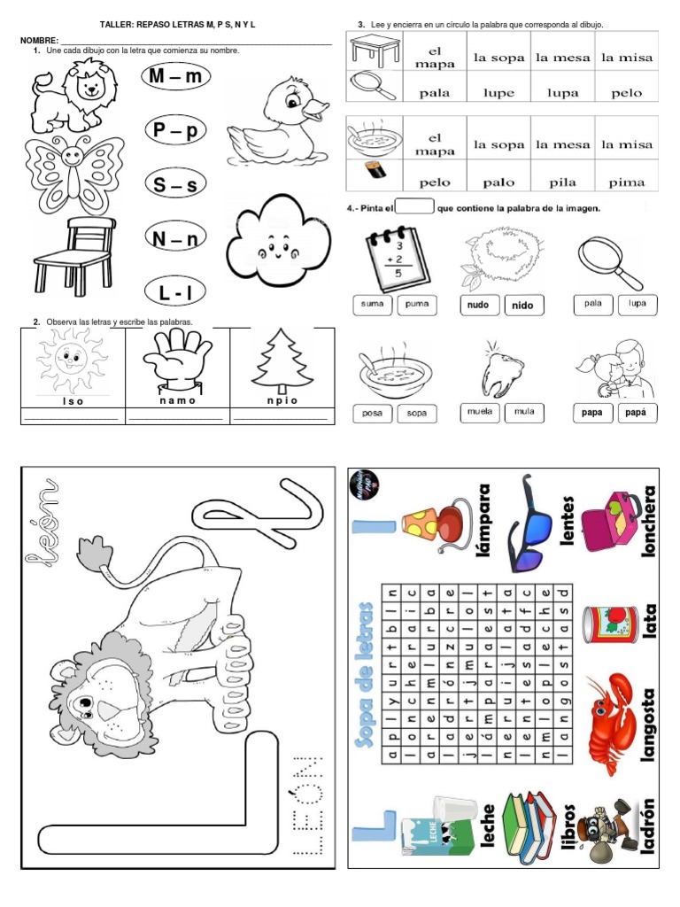 Lee La Letra de Su Nombre. | PDF | Metodos de aprendizaje | Codificaciones