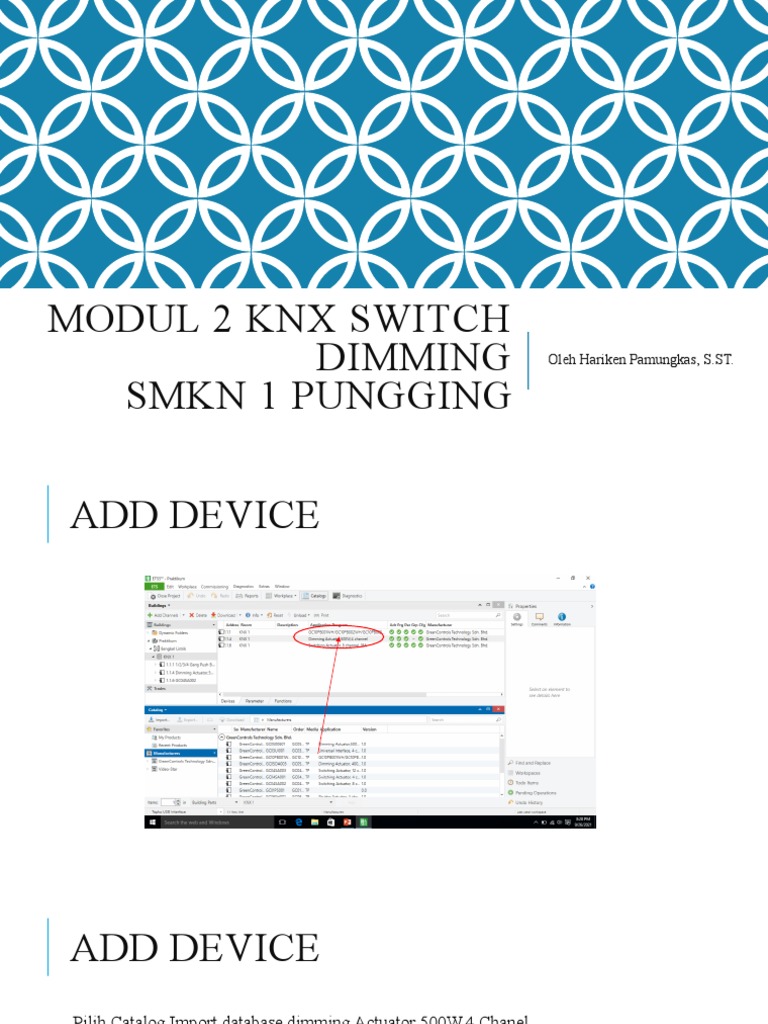 Tutorial KNX 2 Ken | PDF | Teknologi & Rekayasa