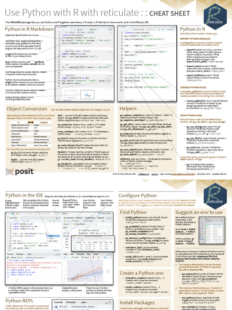 Reticulate | PDF | Python (Programming Language) | Command Line Interface Reticulate | PDF | Python (Programming Language) | Command Line Interface
