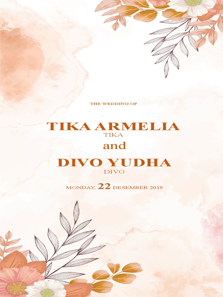 Template Undangan Dt001 | PDF