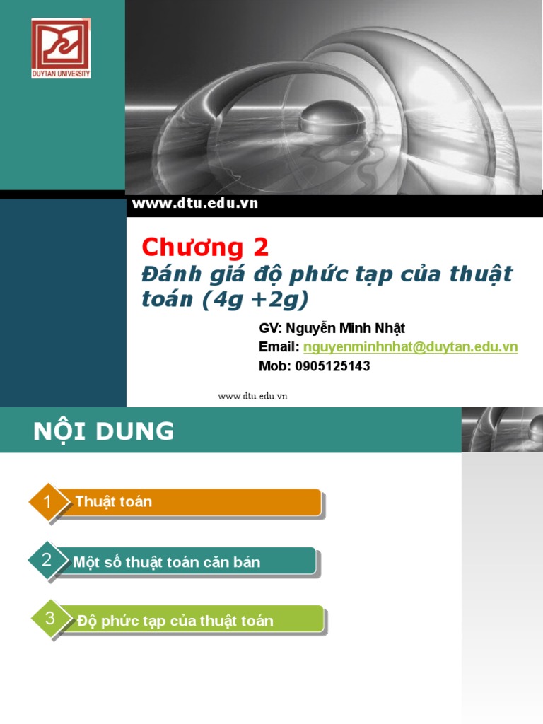 Chuong02.1 - Danh Gia Do Phuc Tap Cua Thuat Toan - Edit | PDF