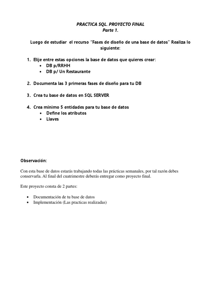 PRACTICA No. 2. SQL SERVER | PDF | Arte | Tecnología