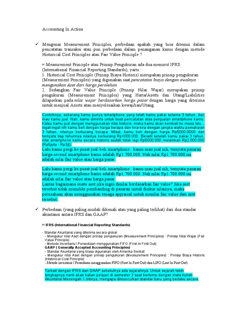 Accounting in Action | PDF