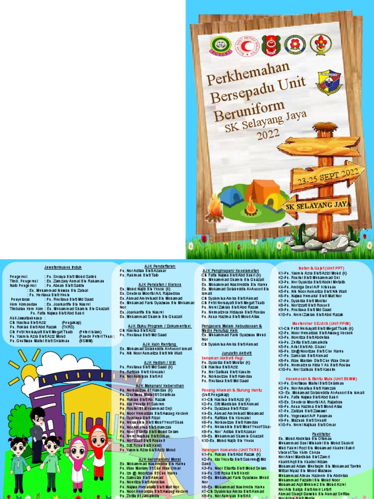 Buku Program Perkhemahan 2022 - Versi Tent | PDF