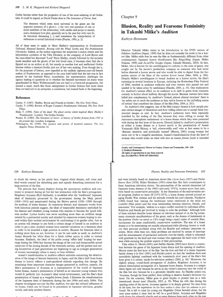 Illusion - Reality - and - Fearsome - Femininity | PDF