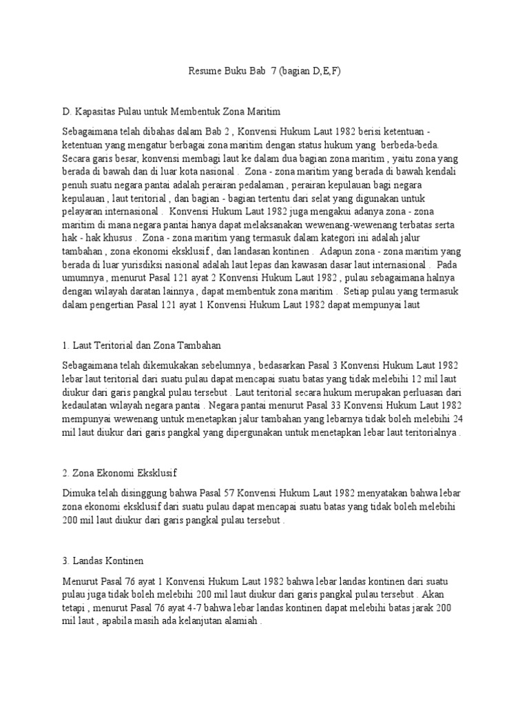 Resume Buku Bab 7 - Fiorentino Elbert Wangkanusa - Bagian D, E, F | PDF