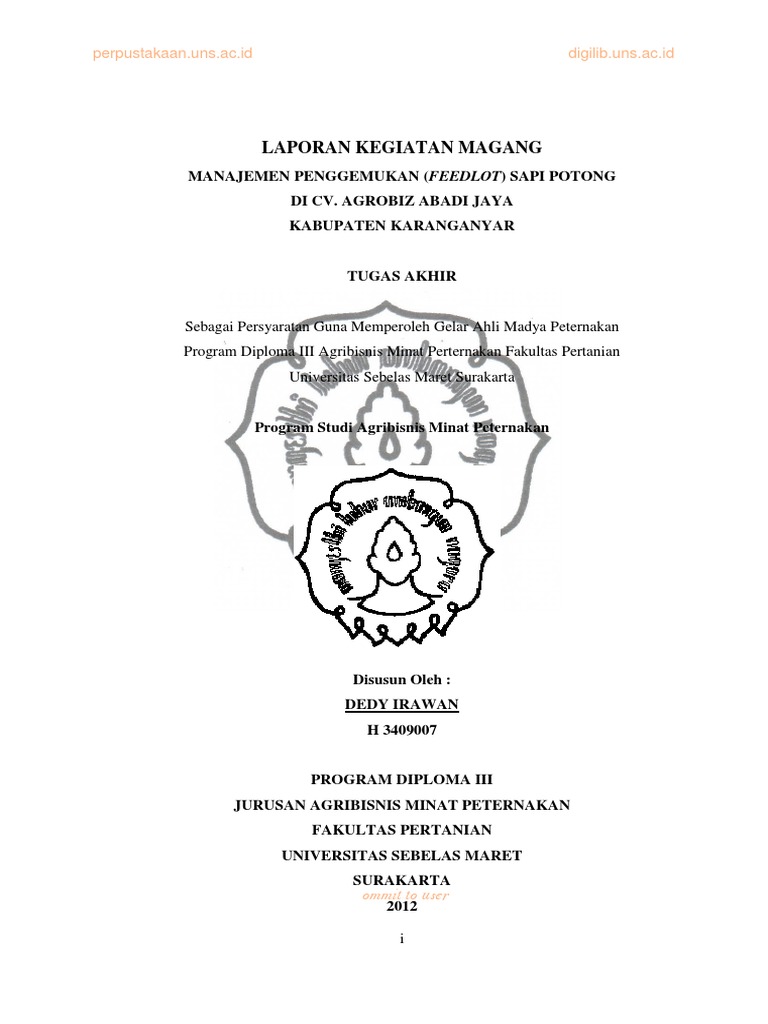 Adoc - Pub - Laporan Kegiatan Magang | PDF