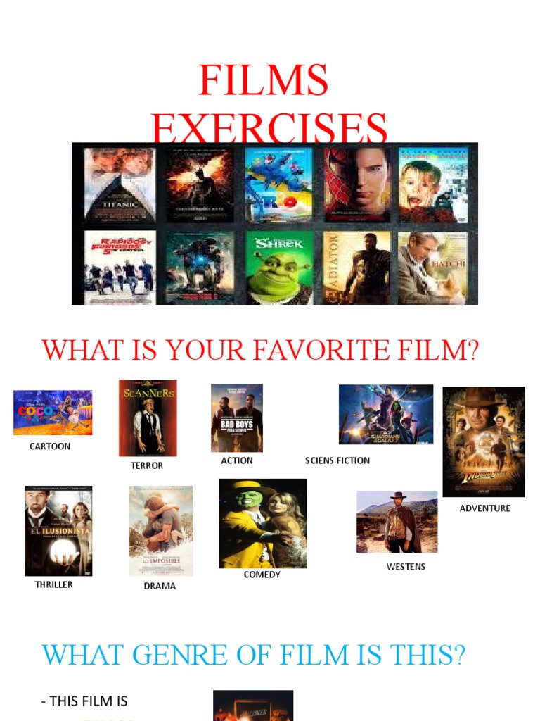 Films Exercises 4to Sec. | PDF