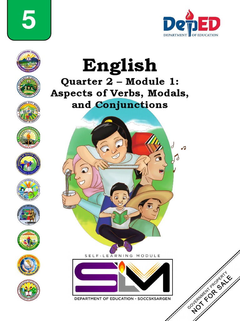 ENG5 Q2 M1 Aspects of Verbs Modal Conjunction | PDF | Verb | Grammatical Tense