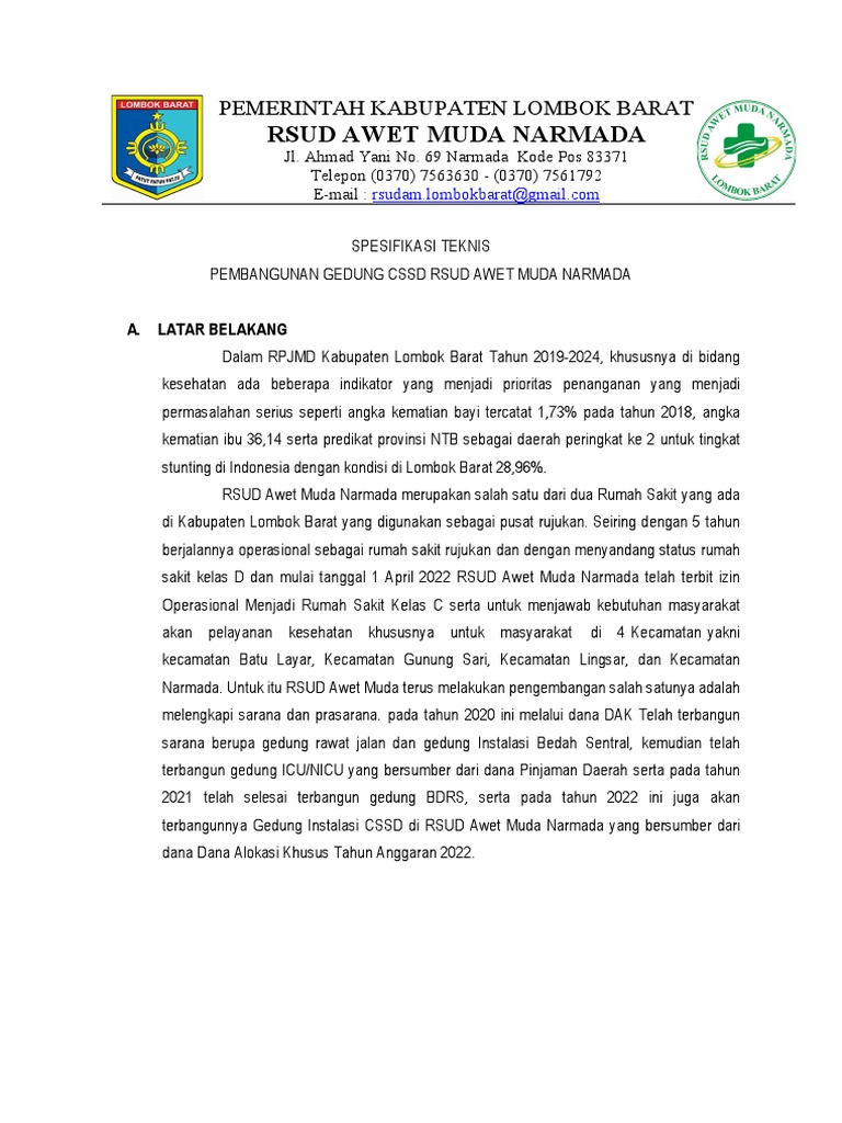 Biaya Ganti Stop Kran PDAM Narmada | PDF