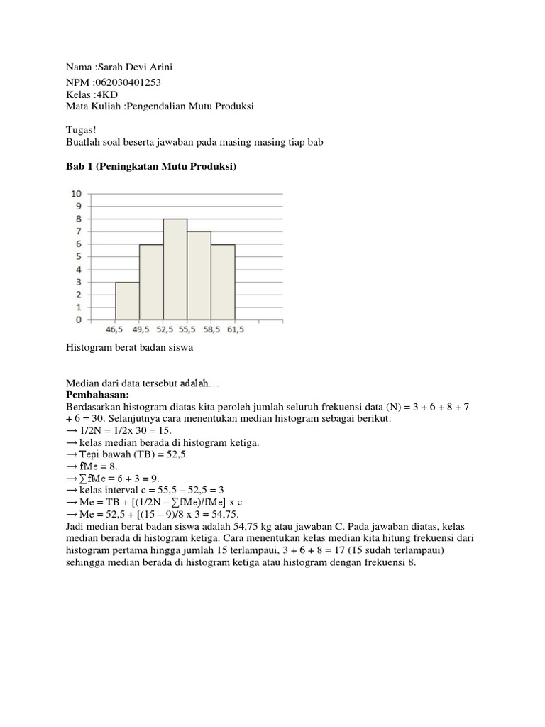 4KD - 22PMP - Sarah Devi Arini - PMP Soal | PDF