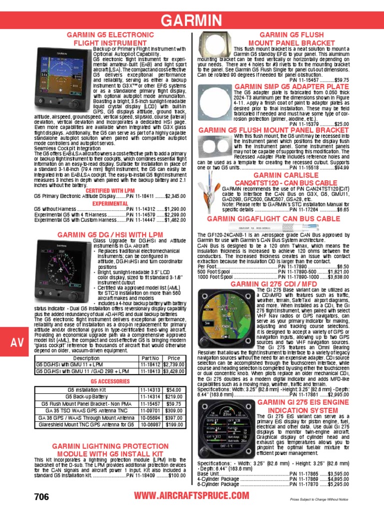 2022 AV Avionics | PDF | Touchscreen | Aircraft