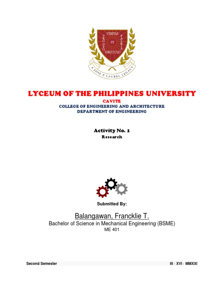 Activity-No.1 Balangawan Francklie | PDF | Metal Detector | Science