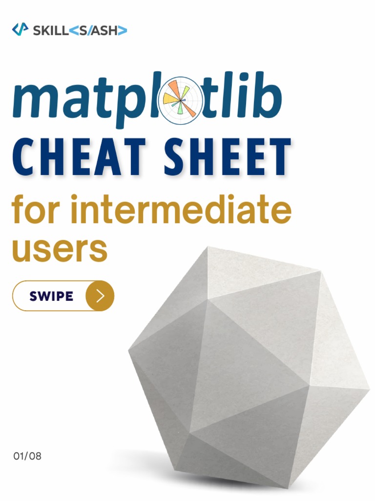 Matplotlib Cheat Sheet For Intermediate Users Pdf 5245