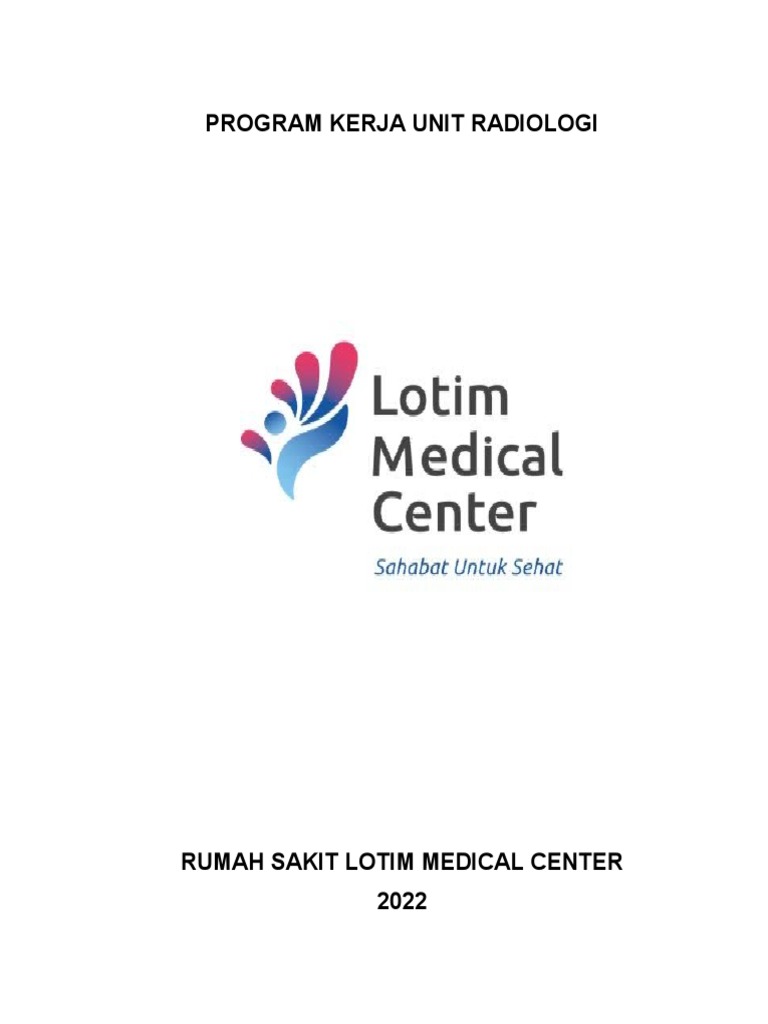Program Kerja Unit Radiologi 2022 | PDF