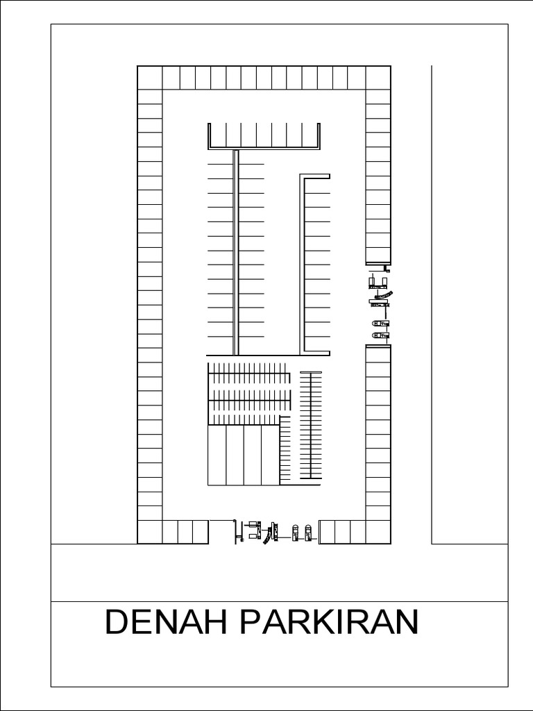 Denah Parkiran Thufail Amarulloh 20331027 | PDF