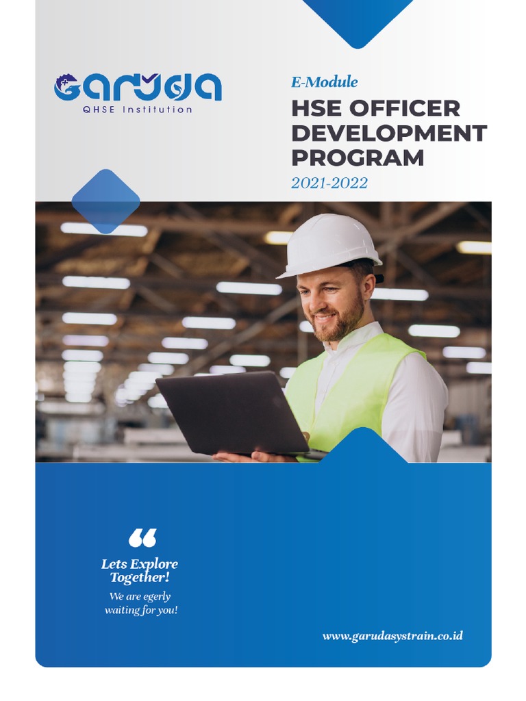 E-Module HSE Officer Development Program | PDF