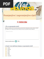 Pridjevi - Vježba Za 5 Razred Osnovne Škol | PDF