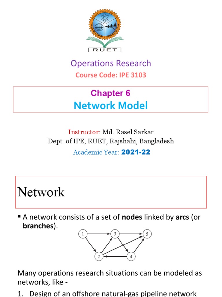 5 Chapter 6 Network Model | PDF | Matrix (Mathematics) | Applied ...