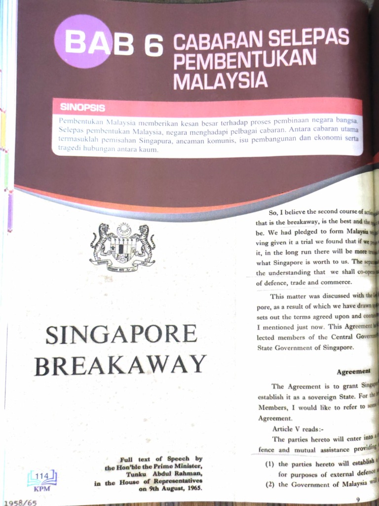 Bab 6 Sejarah KSSM f5 | PDF