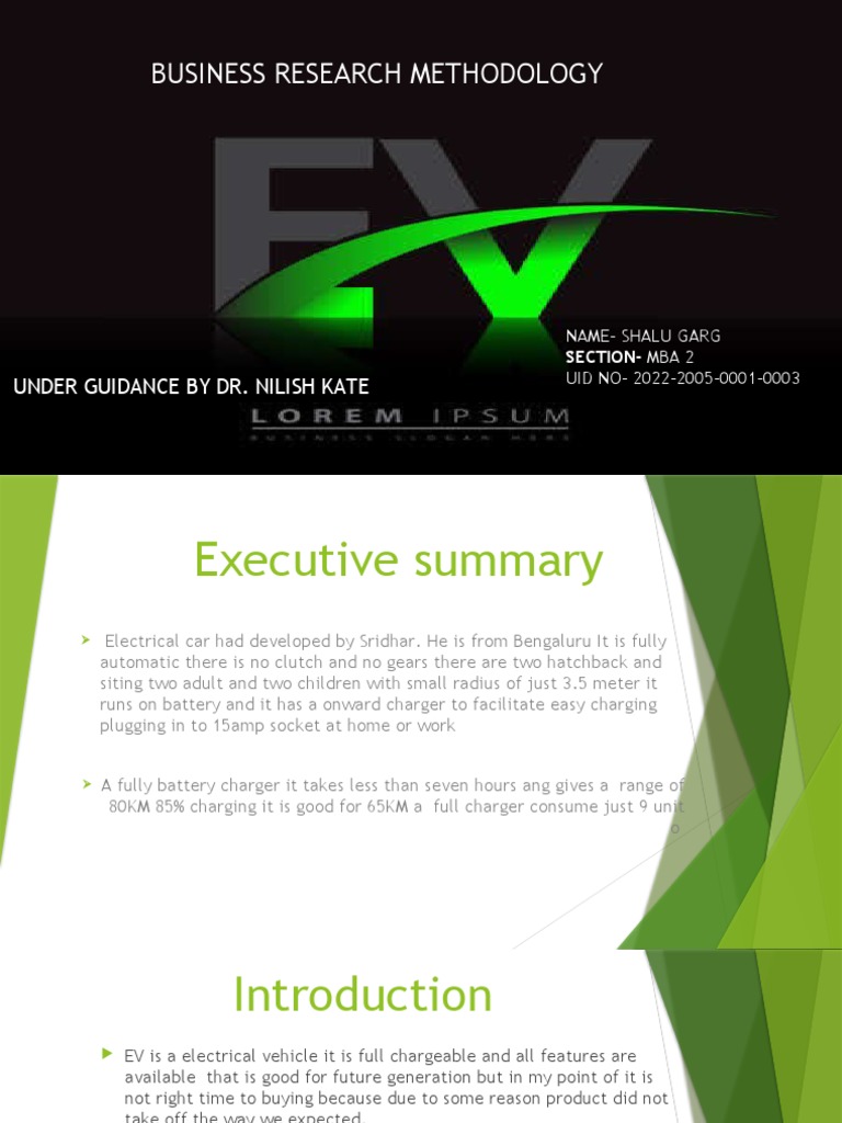 BRM Project 1 | PDF | Electric Vehicle | Data Analysis