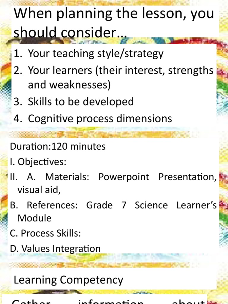 Periodic Table Lesson Plan | PDF | Chemical Elements | Periodic Table