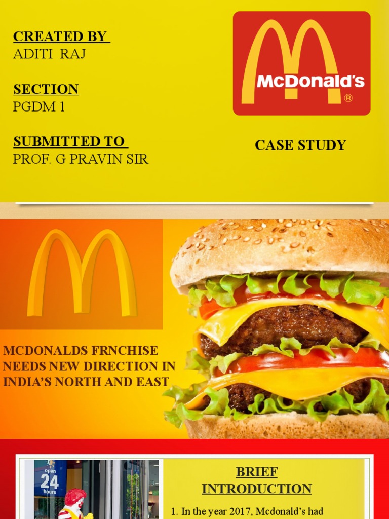 Mcdonald's | PDF | Mc Donald's | Franchising