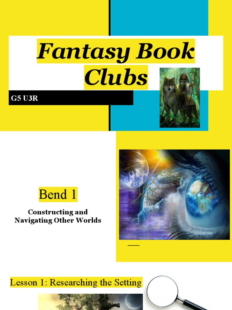 G5 U3R Fantasy Book Clubs | PDF | The Chronicles Of Narnia | Archetype