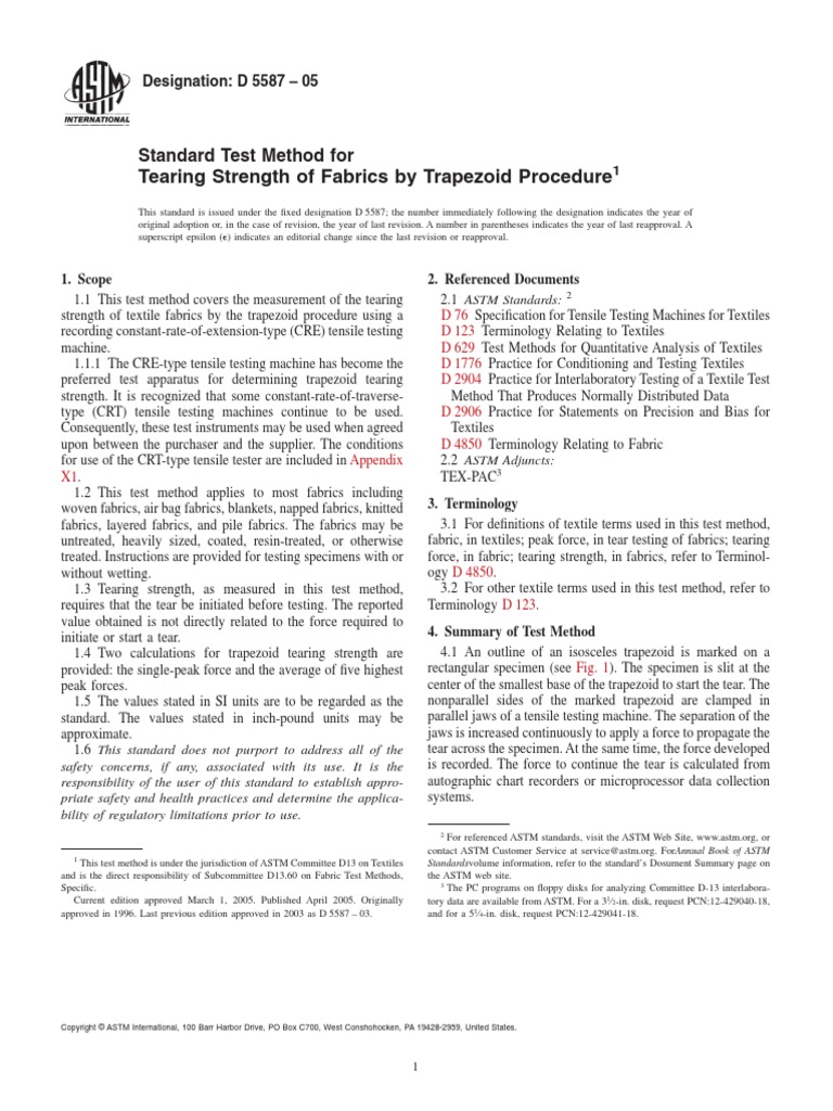 Astm D 5587-05 | PDF | Variance