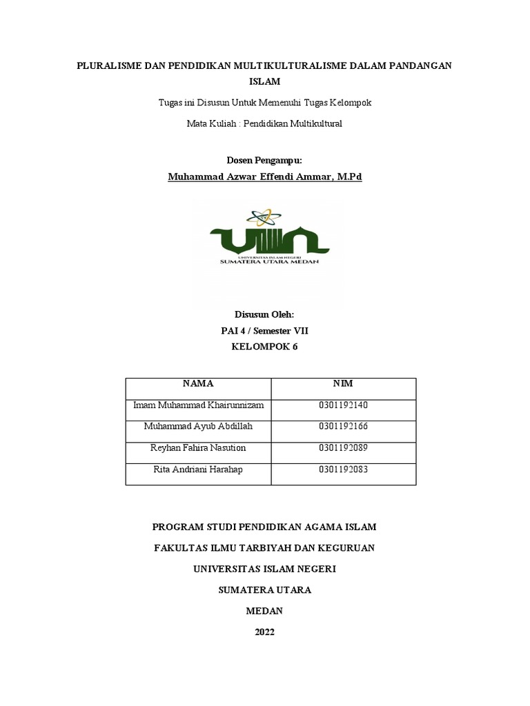 Revisi Kel-6 Pend. Multikultural | PDF