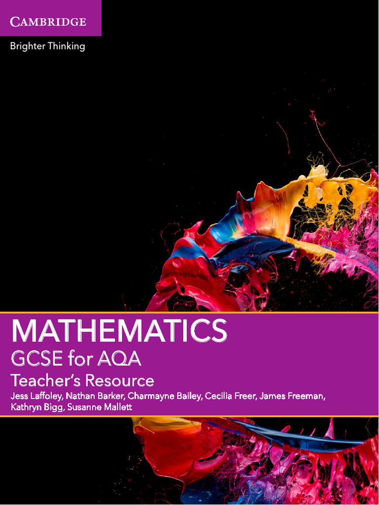 GCSE Mathematics For AQA Teachers Resource Free Online | PDF ...