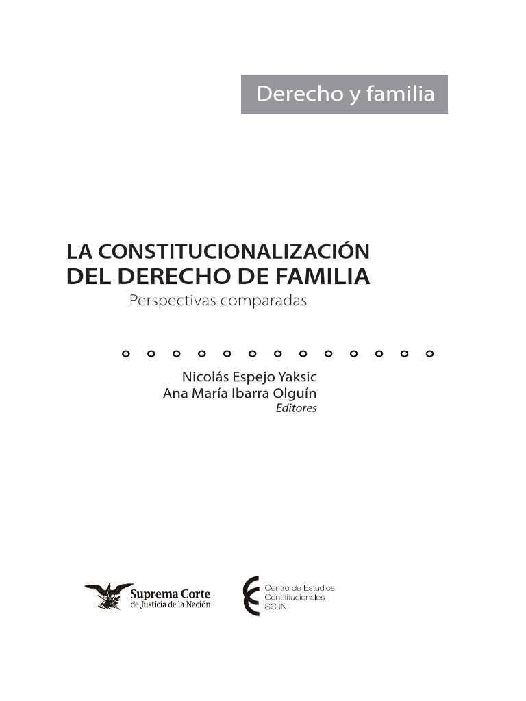 Capítulo 1. La Constitucionalización Del Derecho Familiar | PDF ...
