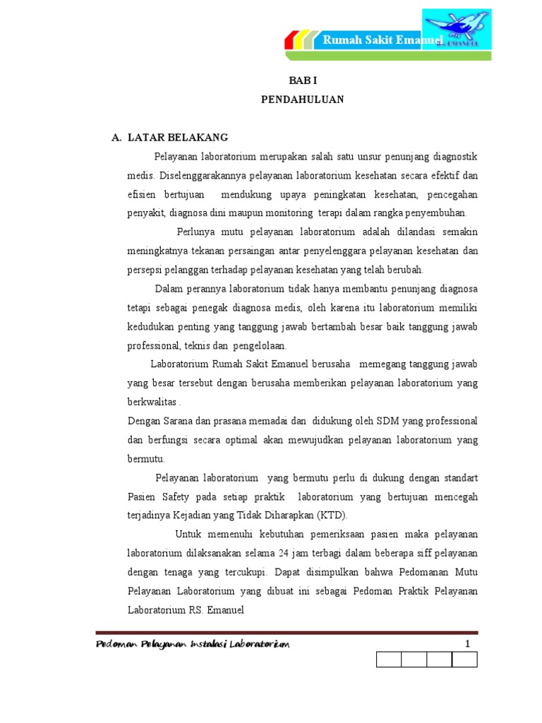 LAB - PED.PEL - LABORATORIUM Udah Edit | PDF