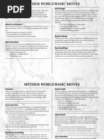 Vampire Revised Quickstart Sheet | PDF