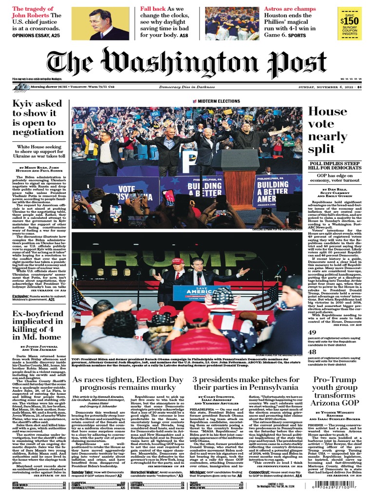 ?? 06NOV The Washington Post | PDF | Republican Party (United States ...