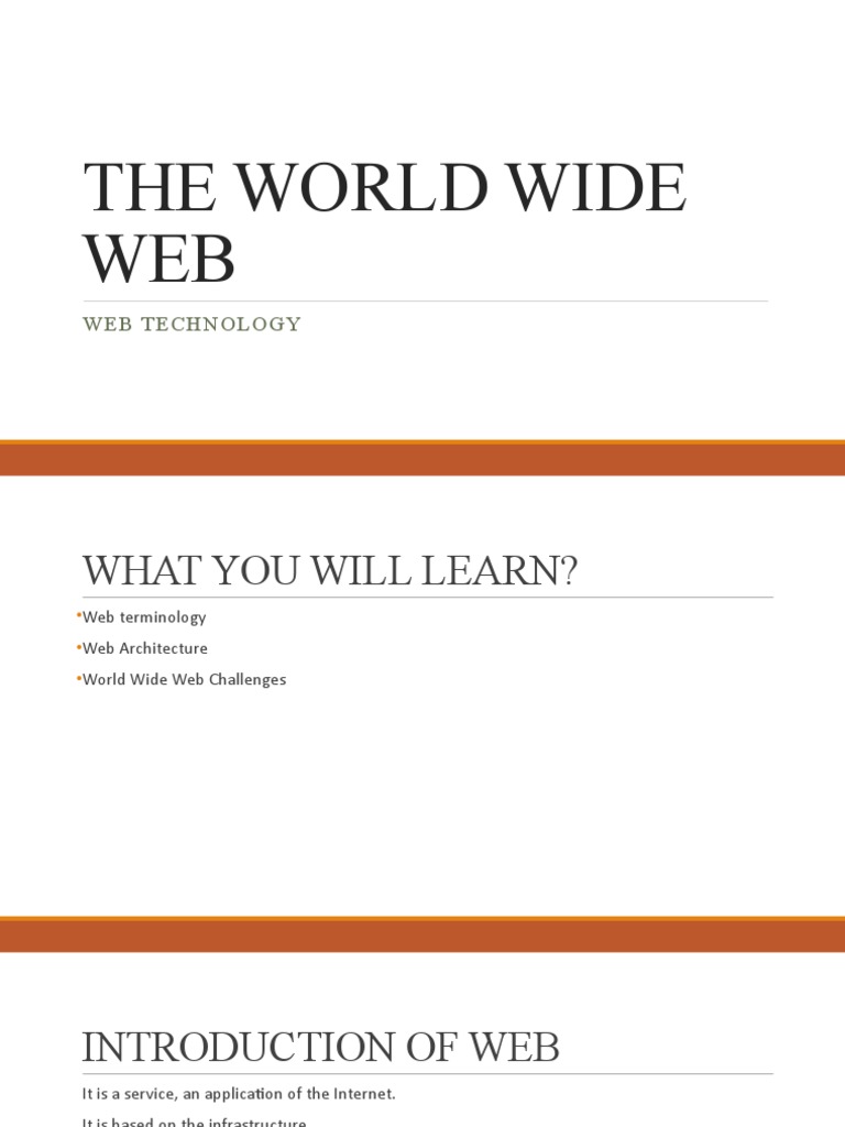 Chp3 - The World Wide Web | PDF | World Wide Web | Internet & Web Chp3 - The World Wide Web | PDF | World Wide Web | Internet & Web