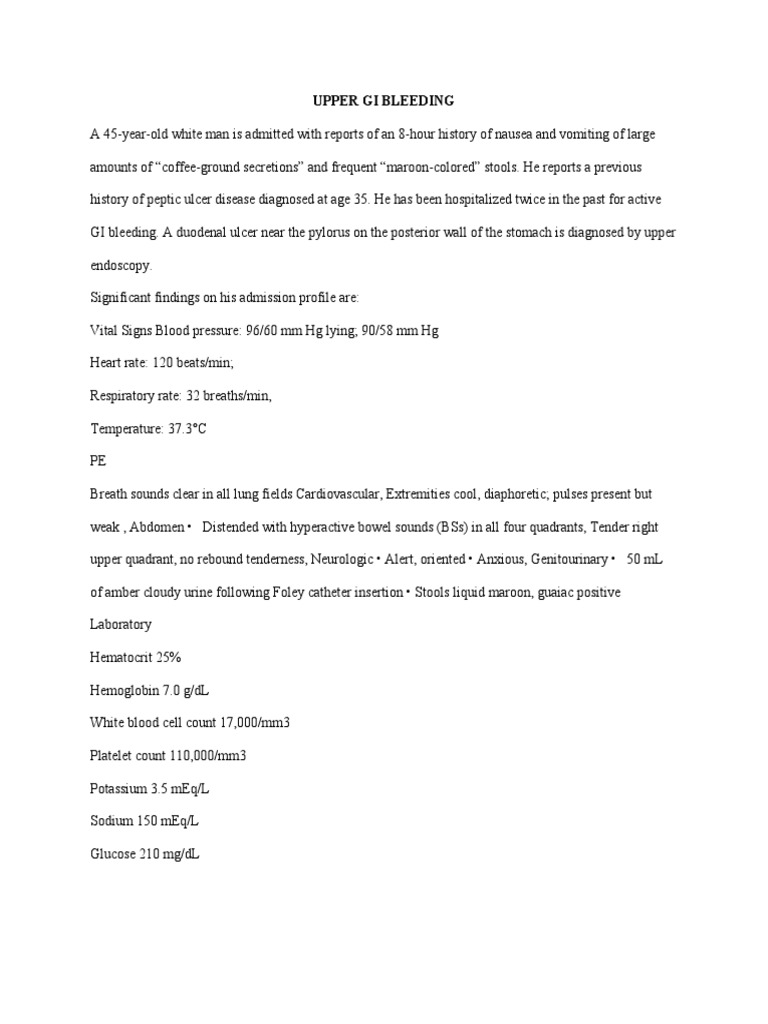 Case Study Questions | PDF