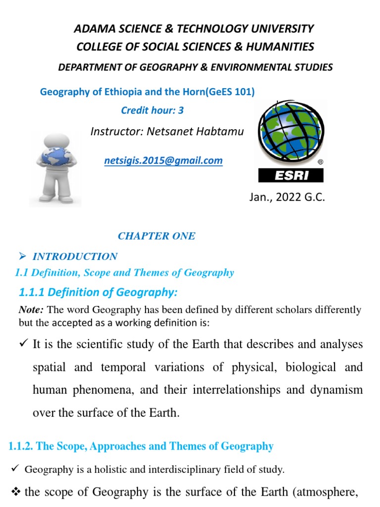 Geography of Ethiopia & The Horn | PDF | Geologic Time Scale | Geography