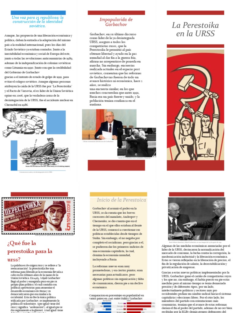 Triptico Urss | PDF | Unión Soviética | Política mundial