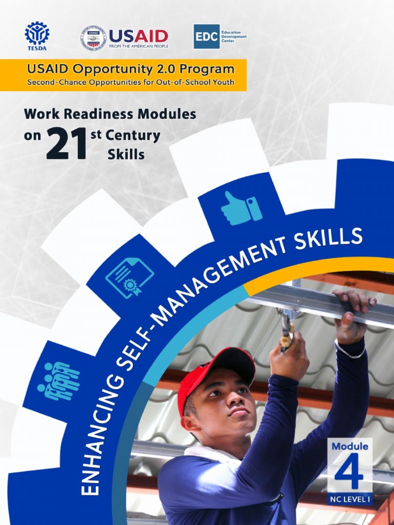Module 4 - NC I - Enhancing Self Management Skills - Final | PDF | Goal ...