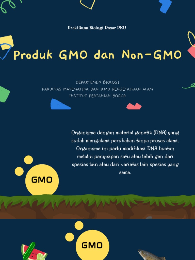 Produk GMO di Indonesia: Analisis dan Temuan | PDF | Pengembangan Diri ...