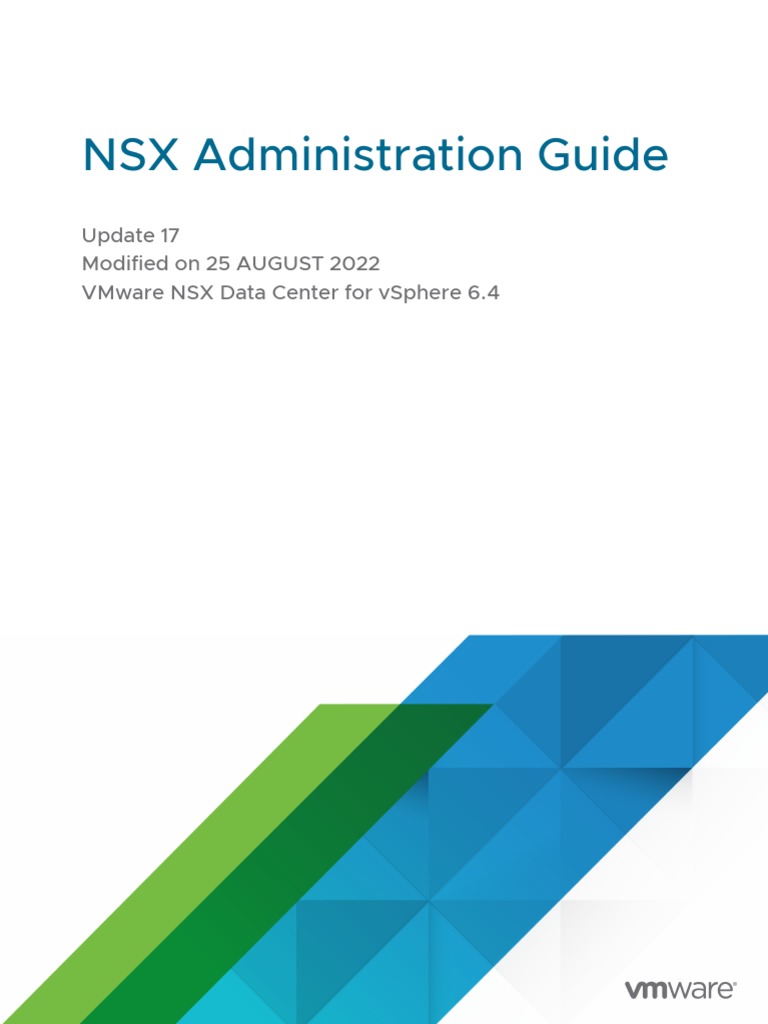 NSX 64 Admin | PDF | Virtualization | Computer Network