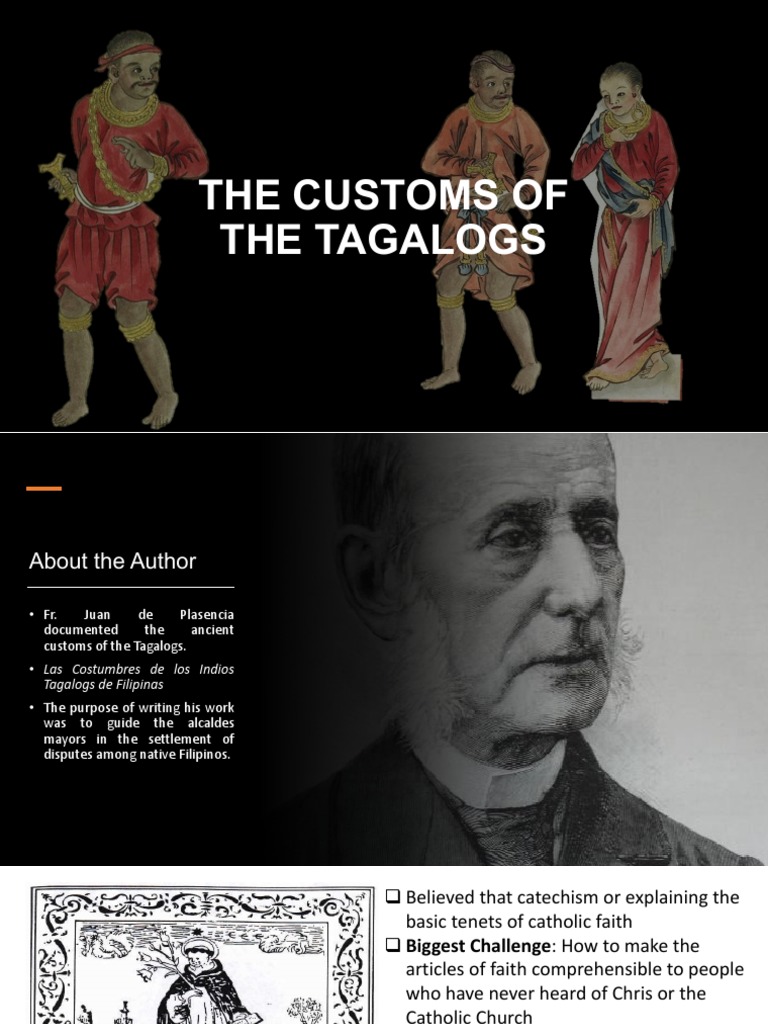 Customs of The Tagalogs | PDF | Philippines