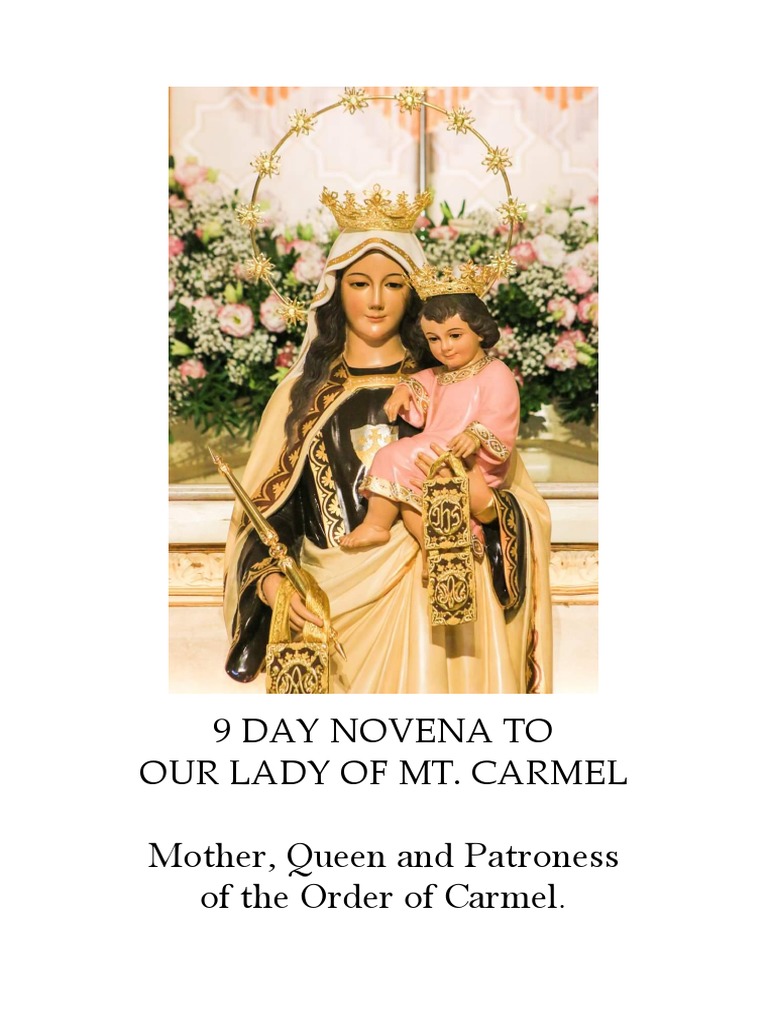 9-Day Novena to Our Lady of Carmel | PDF | Mary, Mother Of Jesus ...