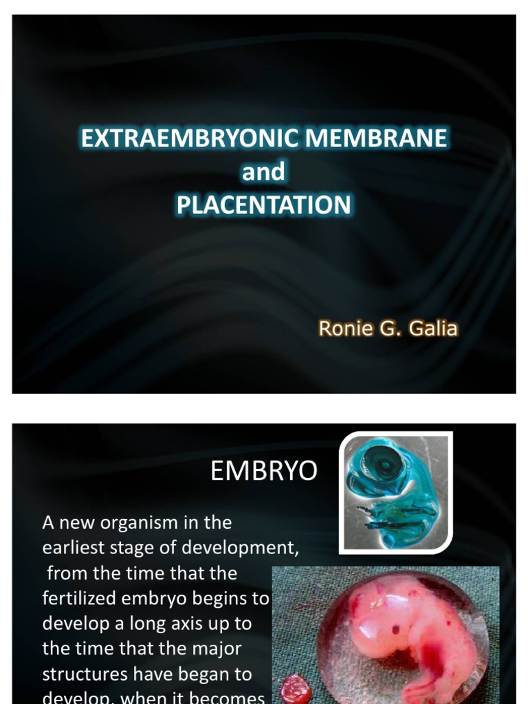 Extra Embryonic Membrane | Placenta | Fetus